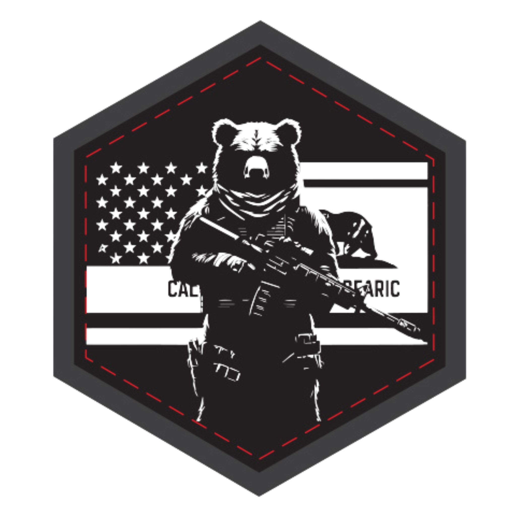 Bear Arms PVC Patch – Fox Airsoft