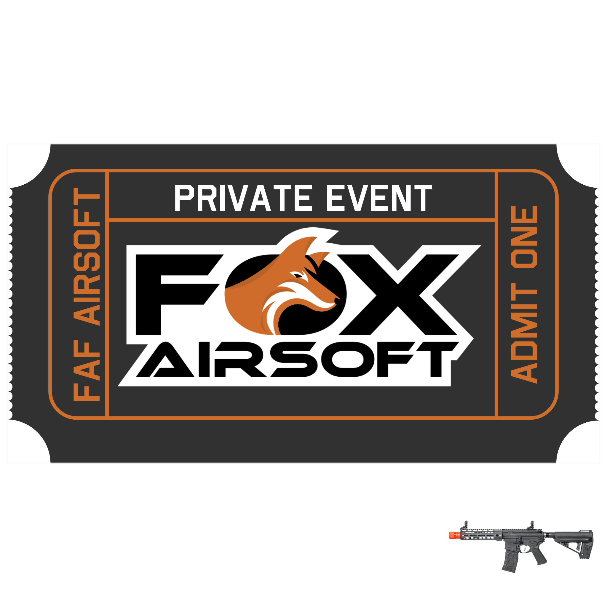 Private Airsoft Event Ticket – Fox Airsoft