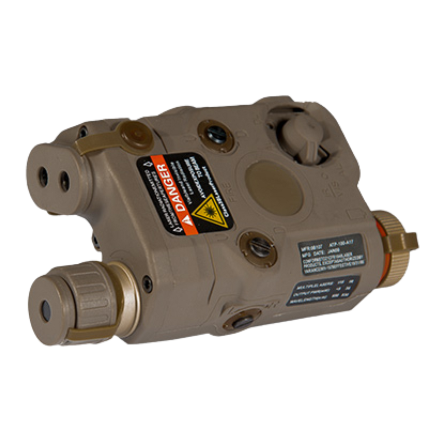 PEQ-15 L.E.D. White Light/Red Laser w/ IR Lens – Fox Airsoft