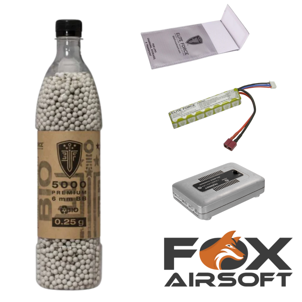 Player Pack LIPO 11.1v Buffer-tube Deans – Fox Airsoft